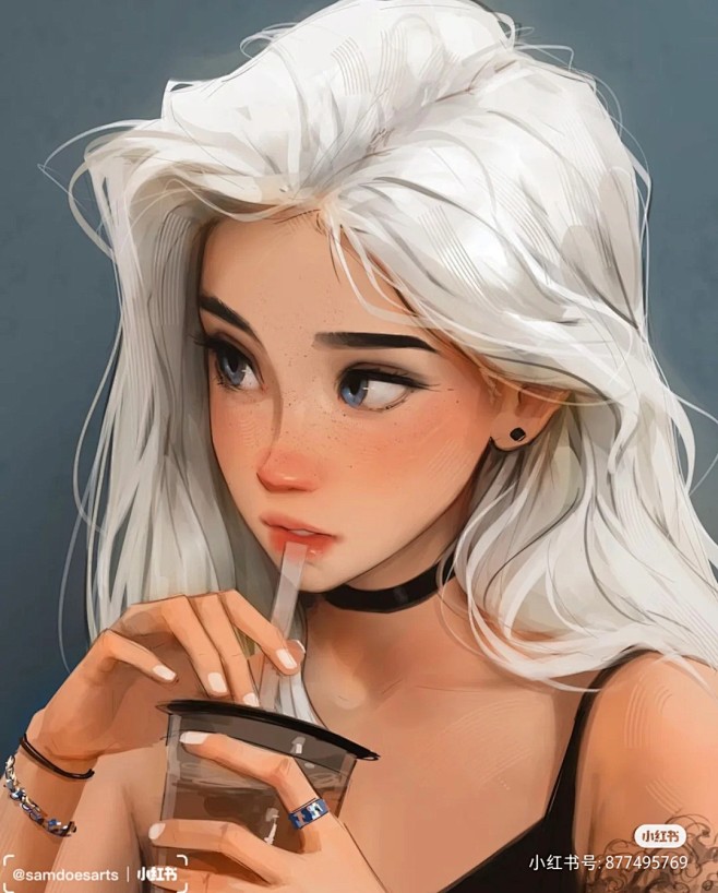 插画师 Sam Yang ins:Samdoesarts