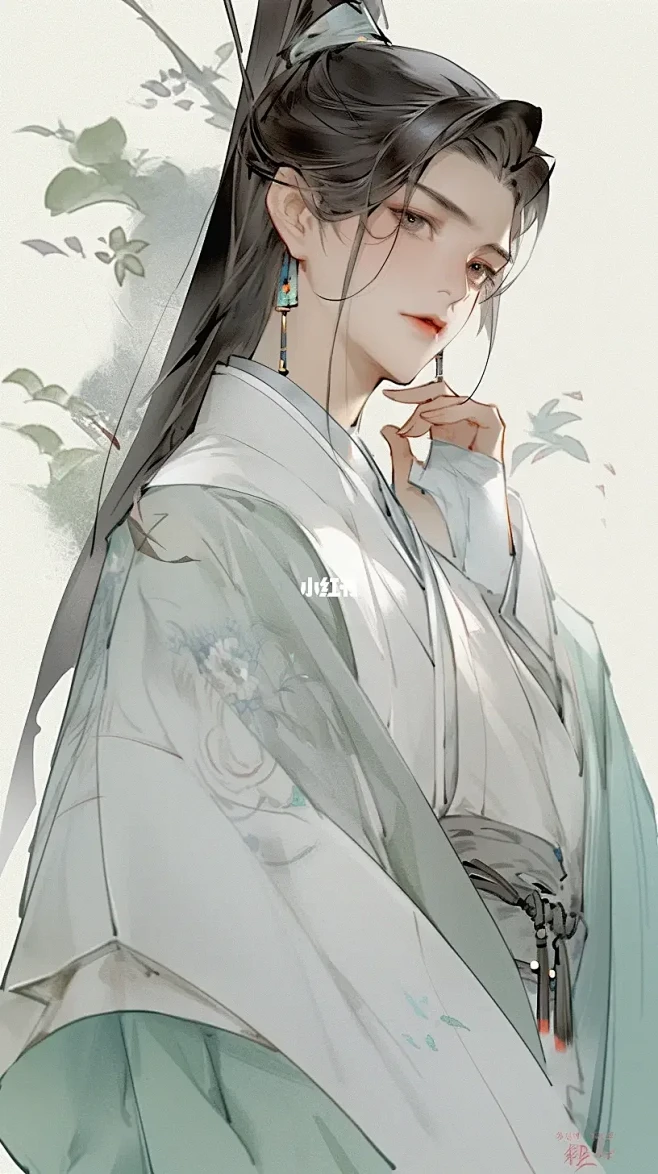 Midjourney古风人物插画｜男女双人太美啦 图片_古风图片素材-花瓣网