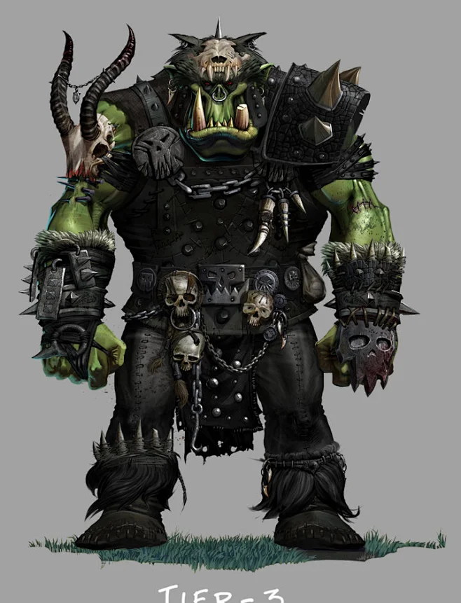 Greenskins MMO Armor , Ted Beargeon : Variant armors for the greenskins ...