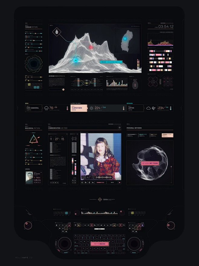2001 Space Odyssey - Touch Device FUI part 2 Davison Carvalho Senior Artist - Ui at Epic Games ...