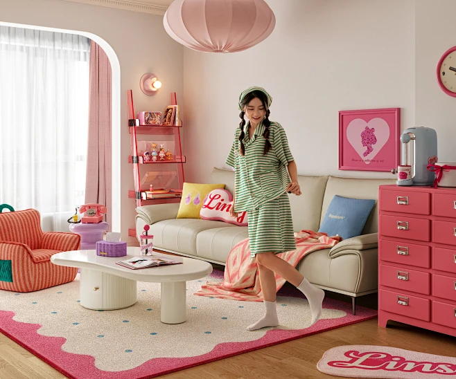 BS226沙发+LS793懒人沙发多巴胺-芭比客厅 需求1-花瓣网