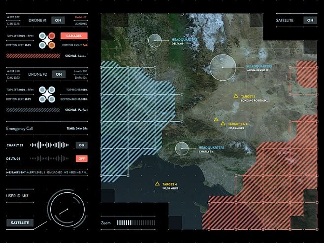 Sci-Fi Interface-花瓣网