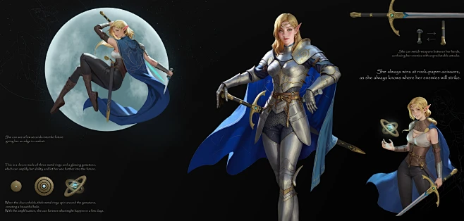 Elf Spellsword-花瓣网