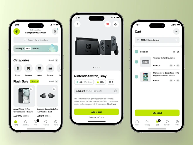 Ecommerce App Concept by Ronas IT | UI/UX Team on Dribbble-花瓣网