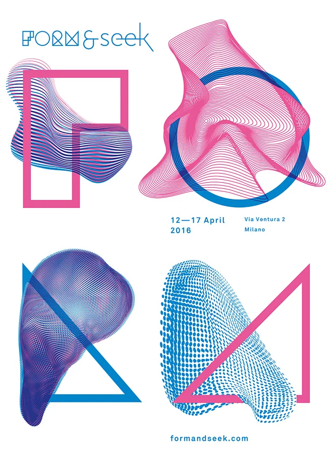 Form & Seek collective identity for Milan Design Week : For the 2016 ...