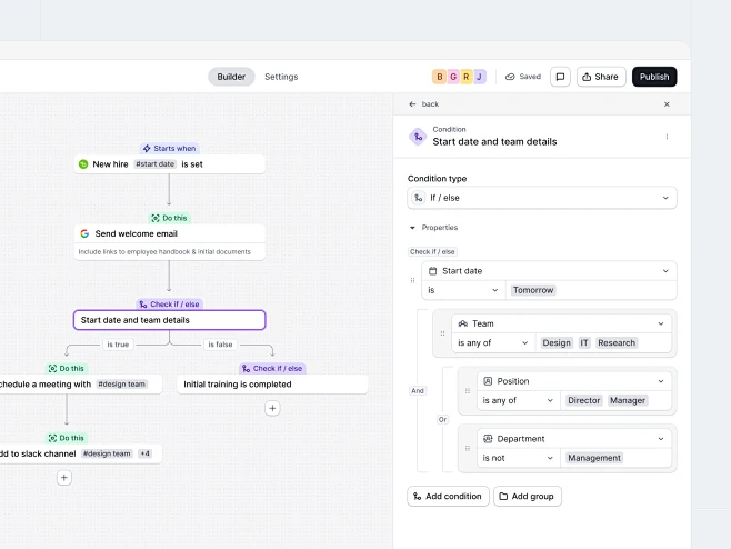 Workflow builder by Jakub Ficek on Dribbble 工作流 Workflow 后台管理 流程设计 B端UI ...