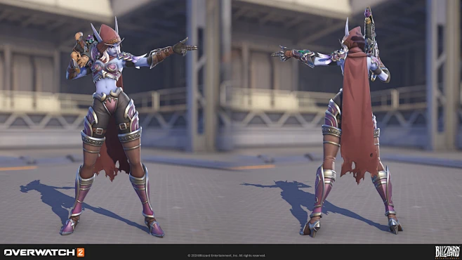 Overwatch 2 : Widowmaker - Sylvanas (World of Warcraft Collaboration ...