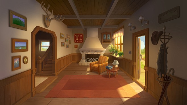 欧美Q版室内场景原画来自cgbook.cn (64)