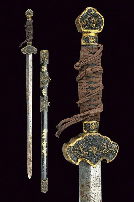 A jian (sword) provenance: China dating: 20th Century-花瓣网