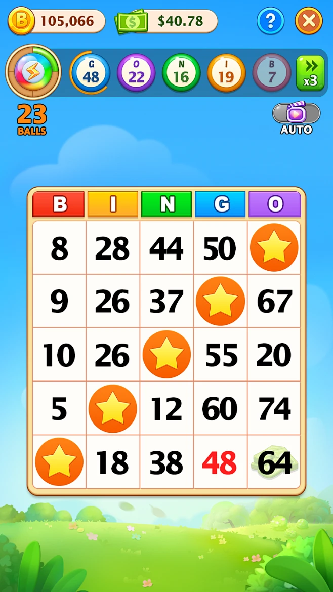 Bingo Game UI UI/UX-花瓣网
