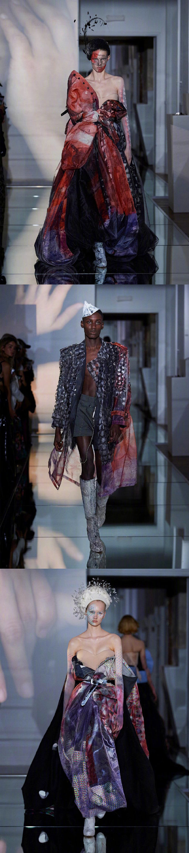 Maison Margiela Couture F/W 2019. “海盗爷”John Galliano带来的秋冬高定系列, 他是独树一帜的, 自然是要玩些与别人不一样~