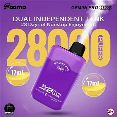 Feemo GEMINI PRO 28000 PUFFS Dual Taste-花瓣网