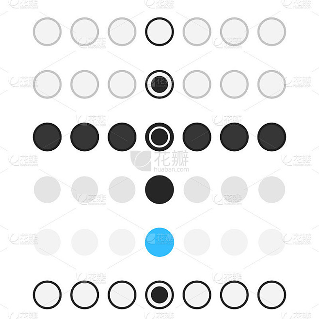 Dot sliders set