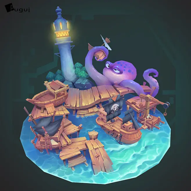 手绘 - PUGUI游戏_蒲贵CG艺术教育-官网-花瓣网