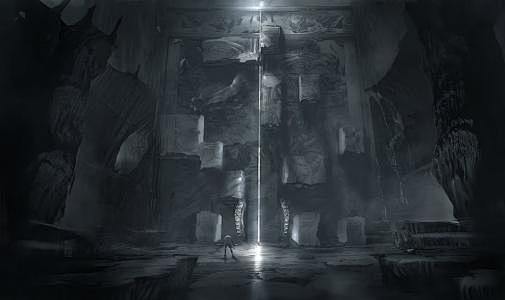 求这张 盗墓笔记青铜门的原画壁纸_万图壁纸网图片_material 盗墓、探险图片素材-花瓣网