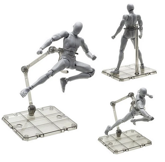 HG 1144 高达模型SD robot魂通用支架shf奥特曼手办假面骑士支架 (1)-花瓣网