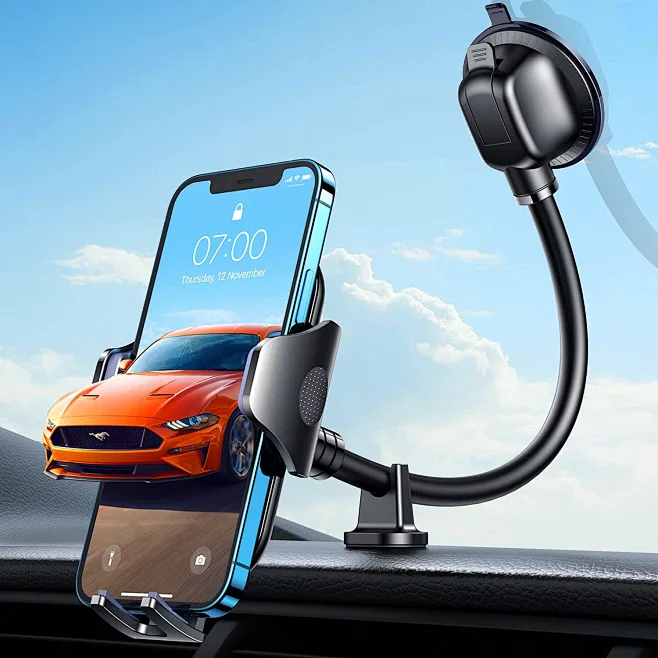 Amazon.com: 【Newest Shockproof】VANMASS Windshield Phone Mount【360 ...