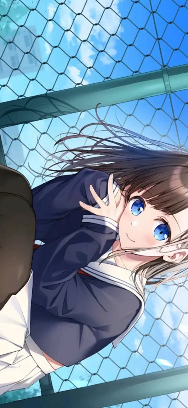 动漫校服美少女 采集@别致的七