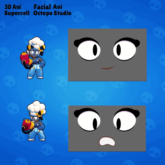 Brawl Stars 2d animation - Rumble Jungle-花瓣网