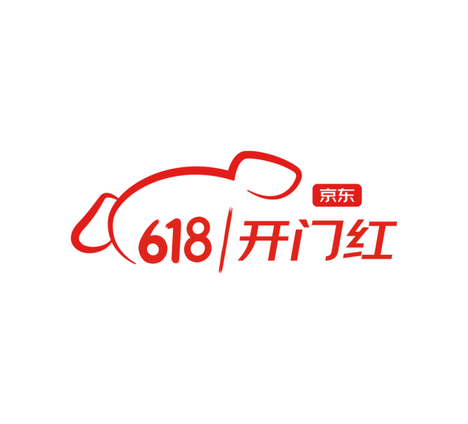 京东618开门红logo