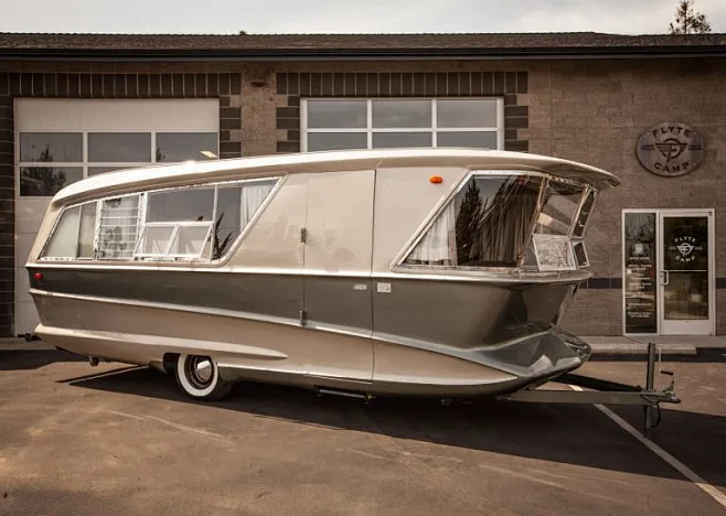 1961 Holiday House Geographic Model X by Flyte Camp - Inspiration Grid | Design Inspiration ...