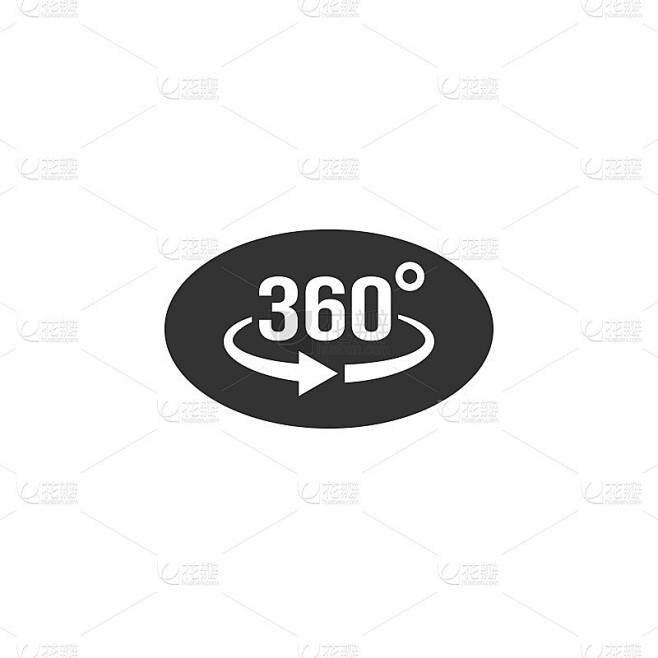 360视图图标图形设计模板矢量
