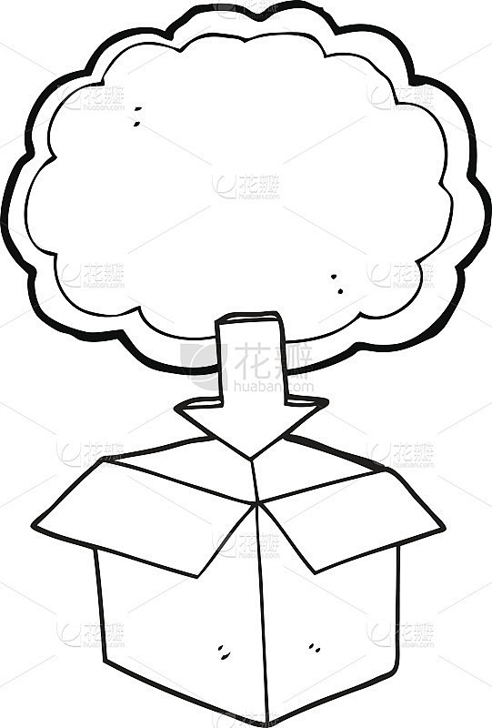黑白卡通从云符号下载