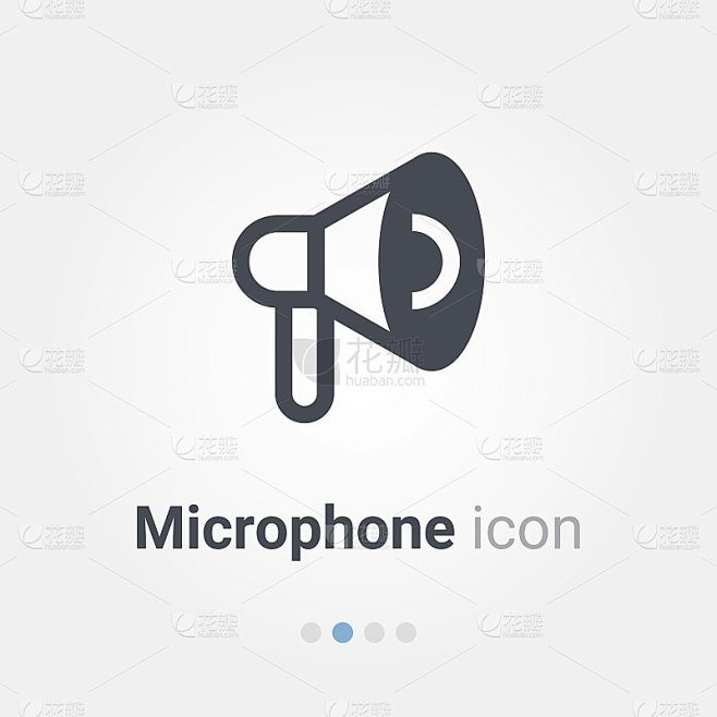 Microphone vector icon