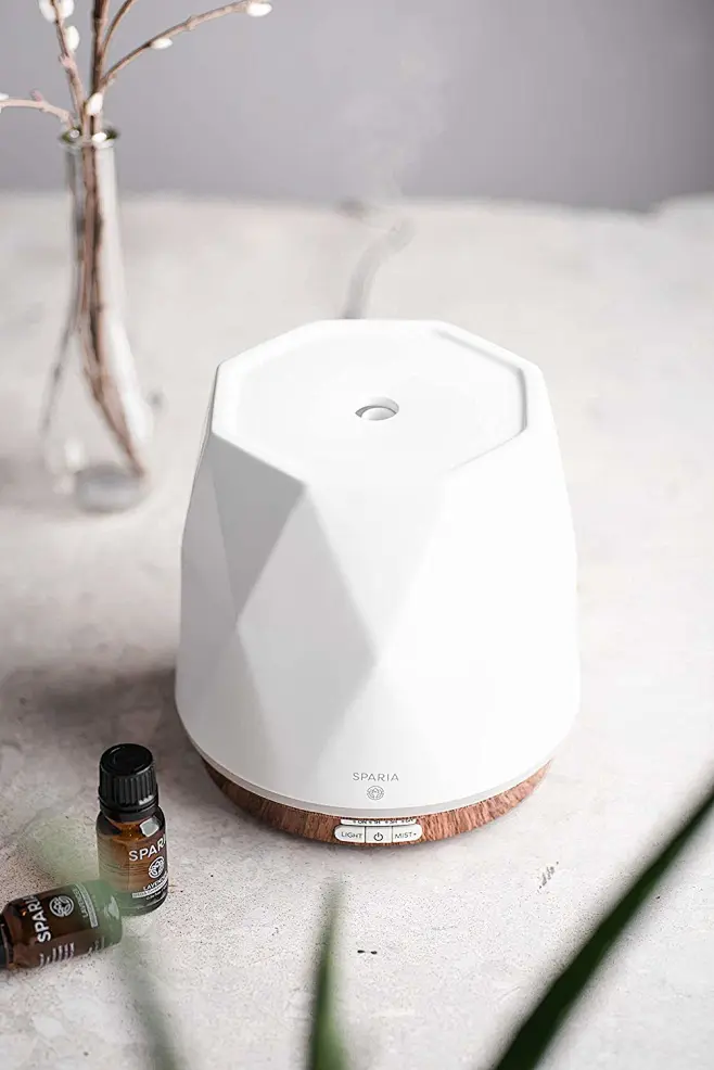 Sparia Ultrasonic Aroma Diffuser emits a relaxing mist into your room-花瓣网