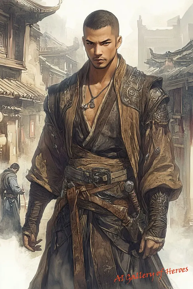 其中包括：Pathfinder, D&D, Male, Monk-花瓣网