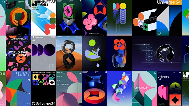 Event Branding branding brand identity Logo Design identity Event github colorfull graphic ...