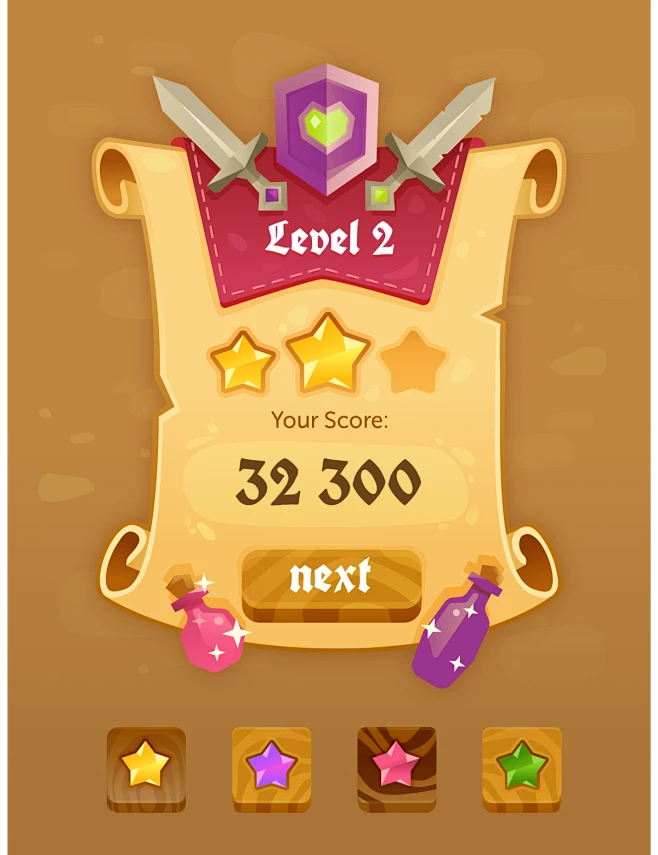 King Arthur Legend UI : UI design for King Arthur Legend game.-花瓣网
