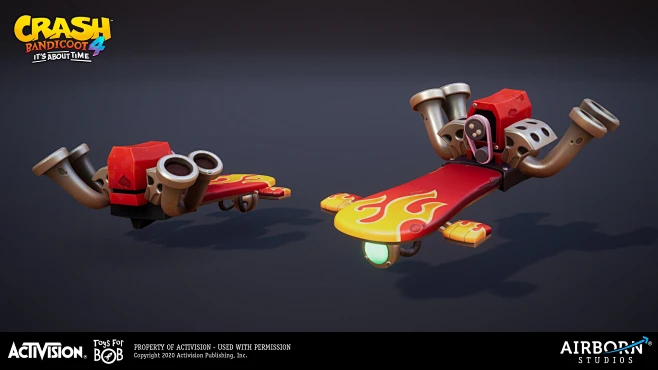 {游戏系列} 美国 Crash 4（场景，角色，UI）-花瓣网