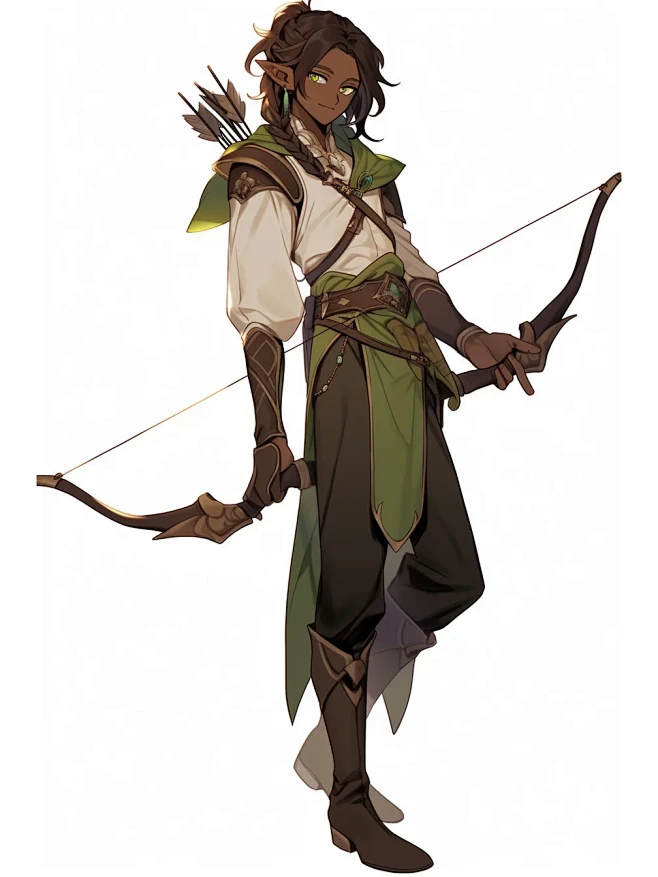 奇怪的角色设计（精灵游侠）增加了 - 小红书