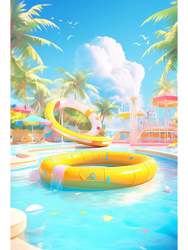 Using a reference image as an example, render a three-dimensional ...