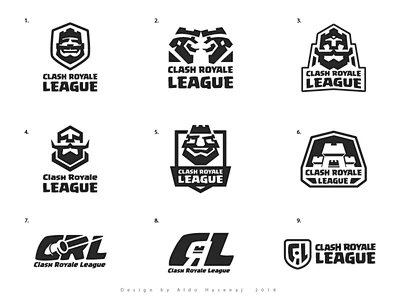 Clash Royale League Aproved Logo and Proposals logos esports game calsh ...