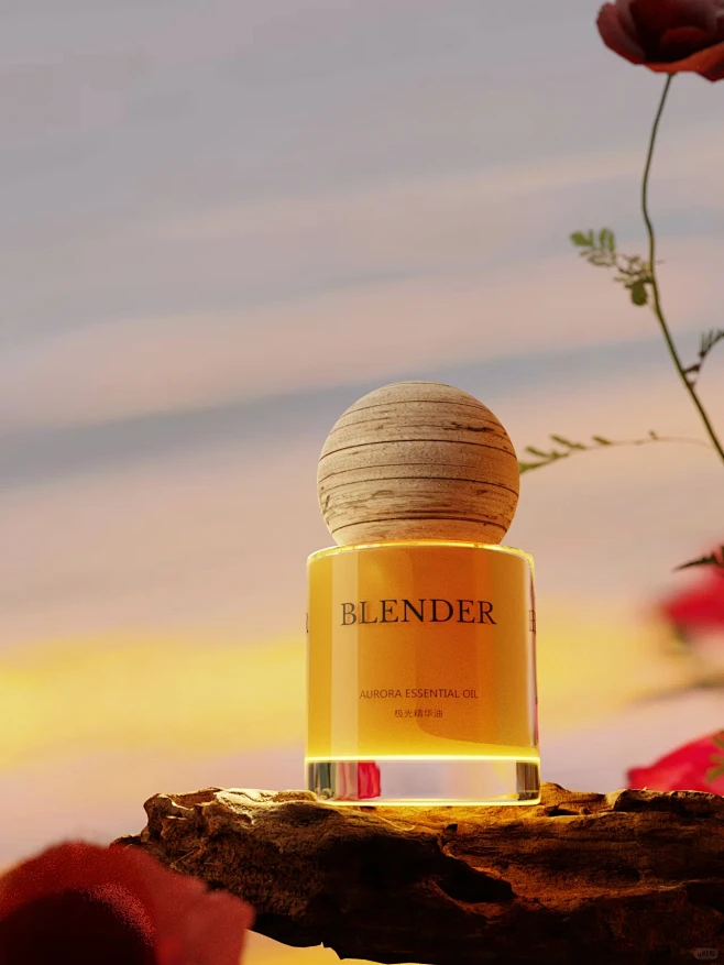 Blender | 04 精油建模渲染-花瓣网