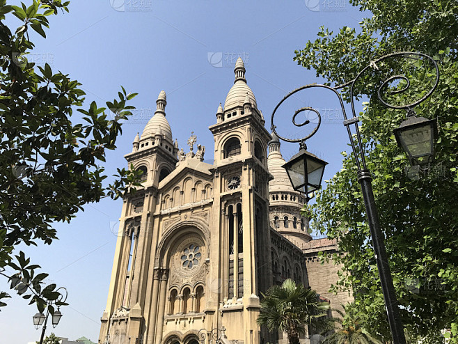 智利圣地亚哥古老的教堂建筑