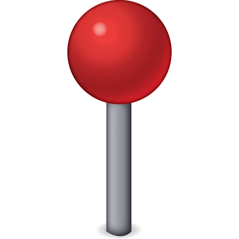 Download Red Pin Emoji Icon-花瓣网