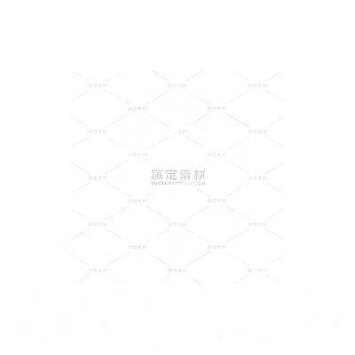 圣诞节手绘圣诞树元素素材-花瓣网