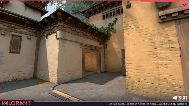 VALORANT Haven Map Art-花瓣网