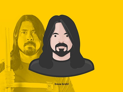 Dave Grohl Avatar Icon-花瓣网