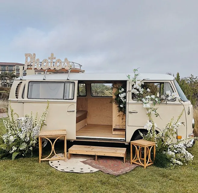 Hippie Camper, Volkswagon Van, Shasta Camper, Photo Zone, Vintage Photo Booths, Wedding Spot ...