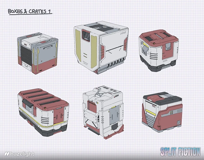 plenty of sci-fi boxes for Split Fiction -花瓣网