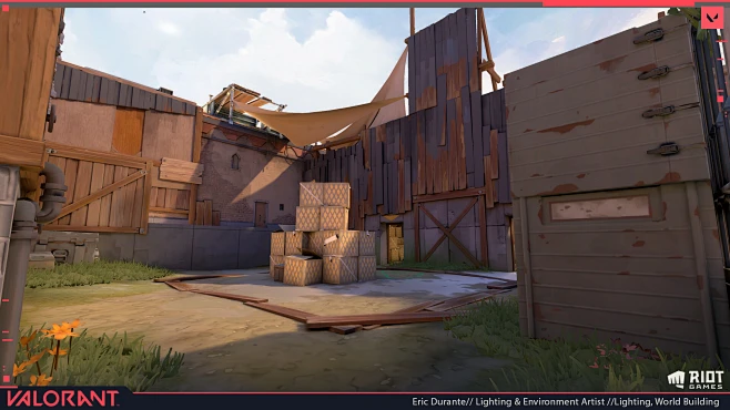 VALORANT \\ Lighting and Environment : Shooting Range-花瓣网