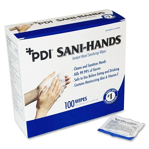 Sani-Hands ALC Disinfectant Hand Wipe PSDP077600 - Walmart.com : Free 2 ...