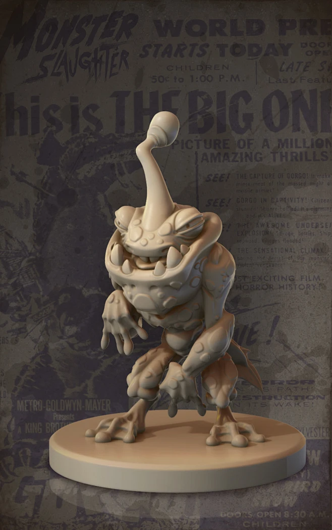 Krosmaster Boufbowl: Heavy Sadida, Thomas Choux : Miniature I made for ...