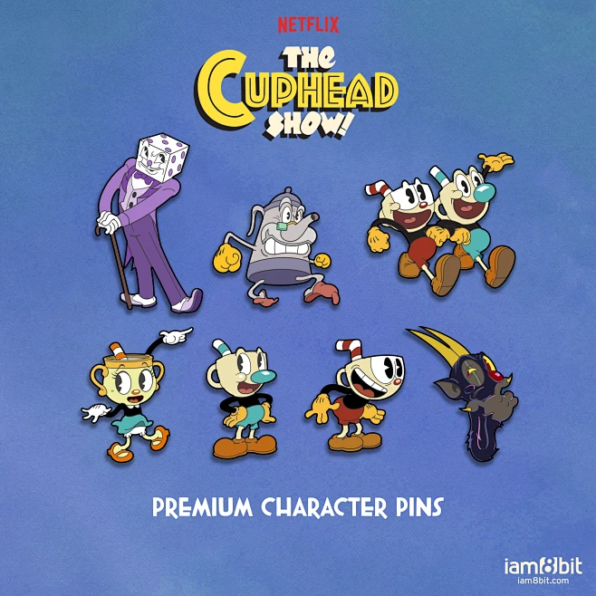 The Cuphead Show! Premium Character Pins图片_有趣的 图片素材-花瓣网