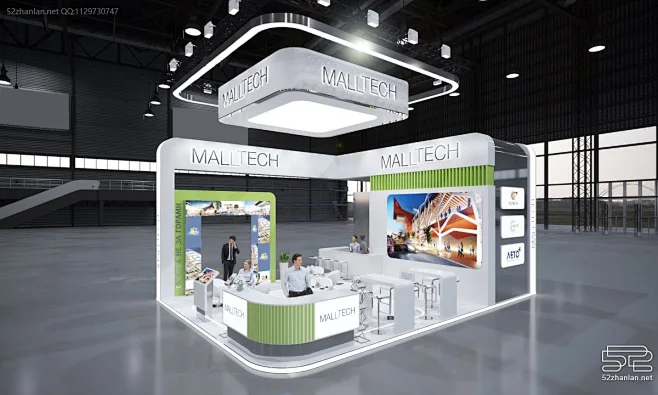 【MALLTECH】展台设计分享 – 52展览设计-花瓣网