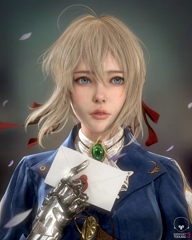 Violet Evergarden - Real Time 3D FanArt, LEE GH : I designed a ...